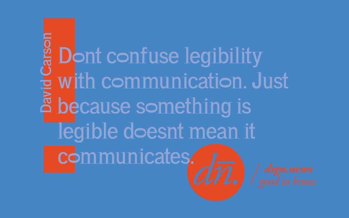 David Carson - quirk design studios